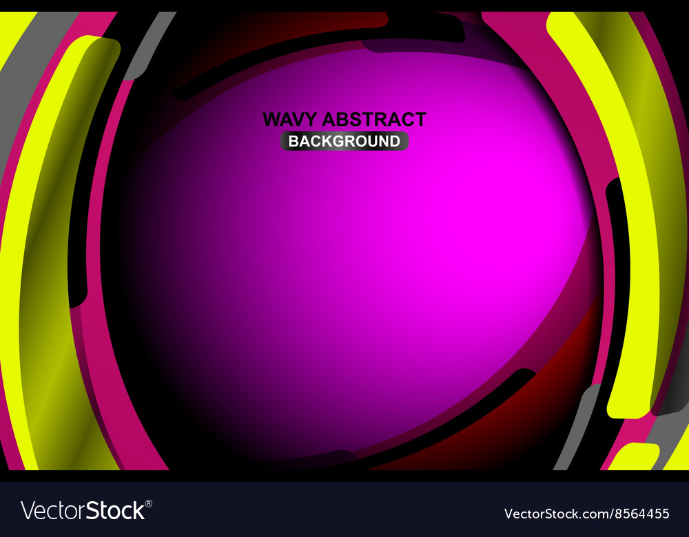 Abstract geometric wavy violet background Vector Image