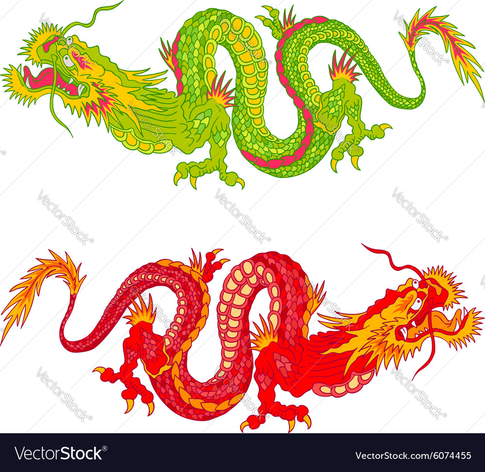 Dragons Royalty Free Vector Image - VectorStock
