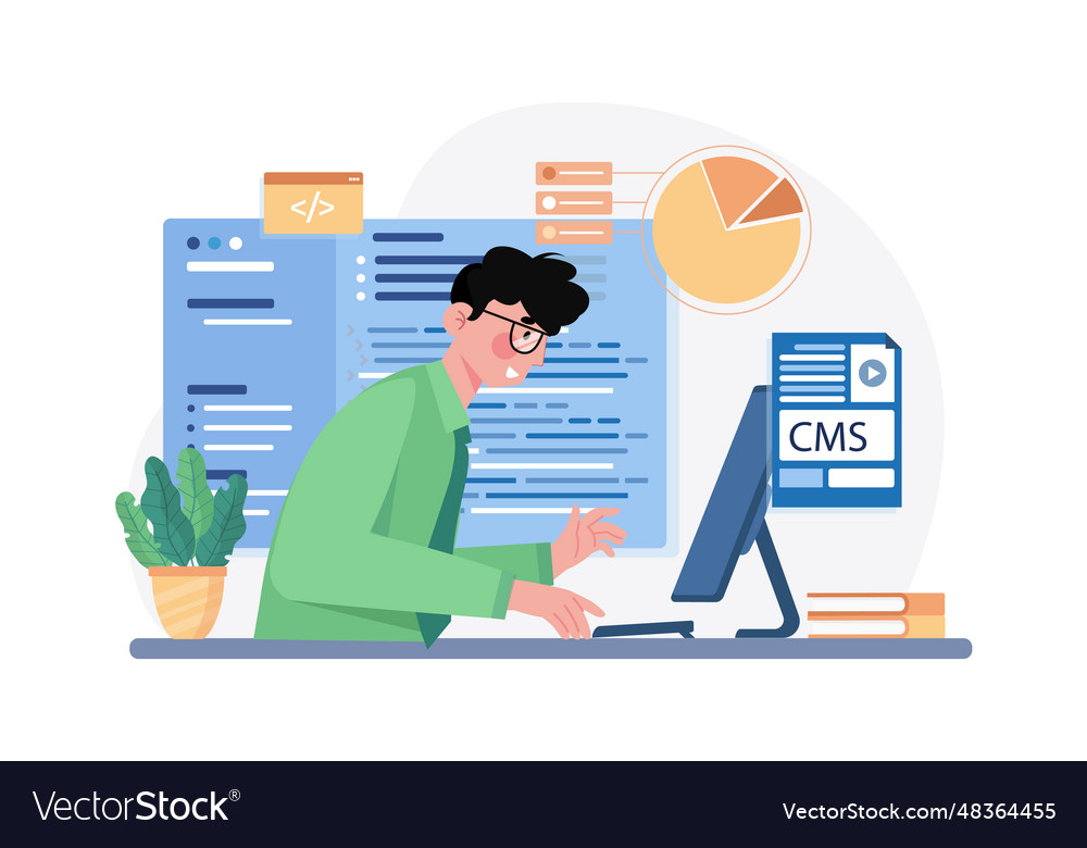 Engineer it specialist programmer man work at home