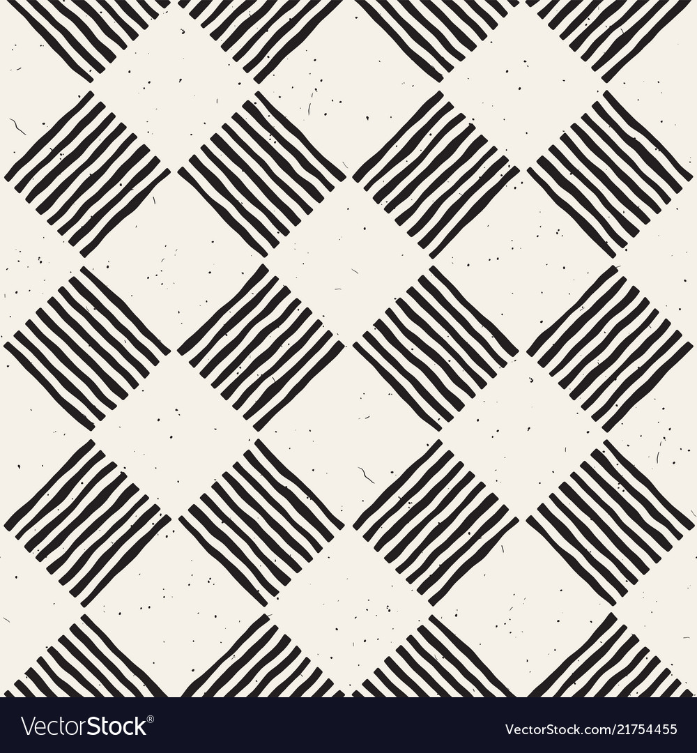 Hand drawn seamless repeating pattern Royalty Free Vector