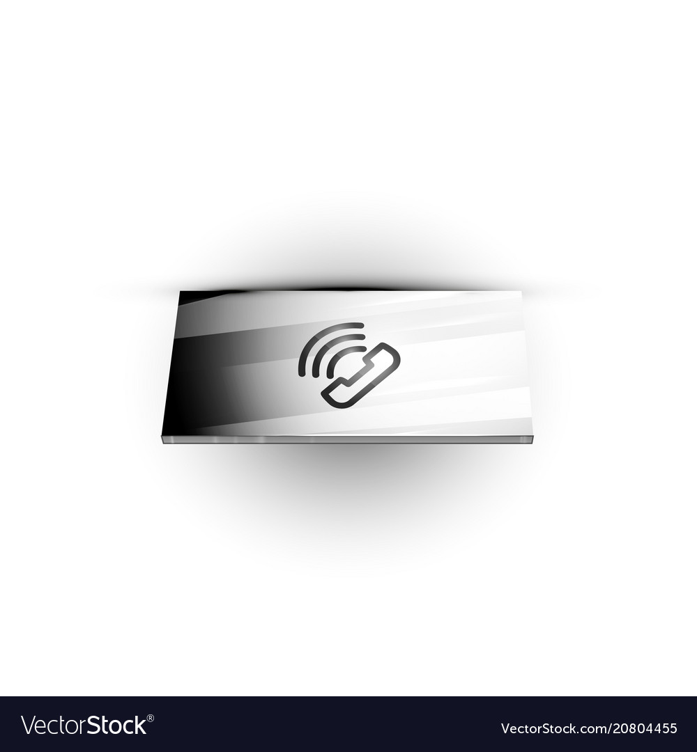 Phone support web button Royalty Free Vector Image