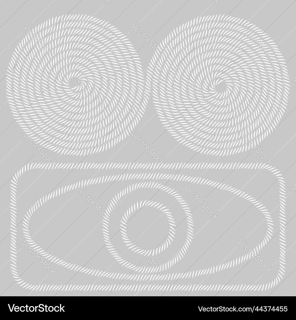 Raw faceted rice grains icon pattern asian white Vector Image