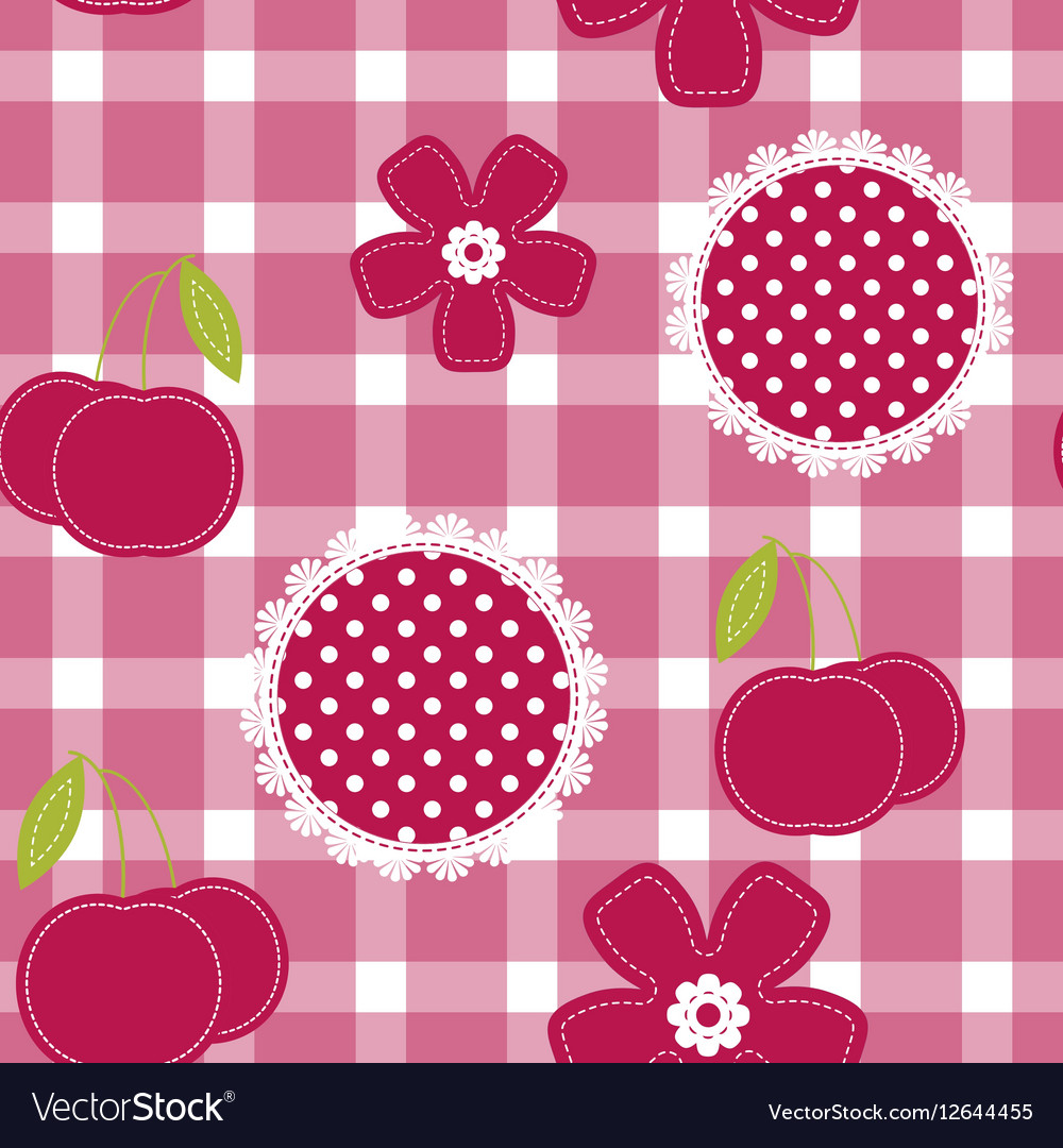 Seamless background pattern for cushion Royalty Free Vector