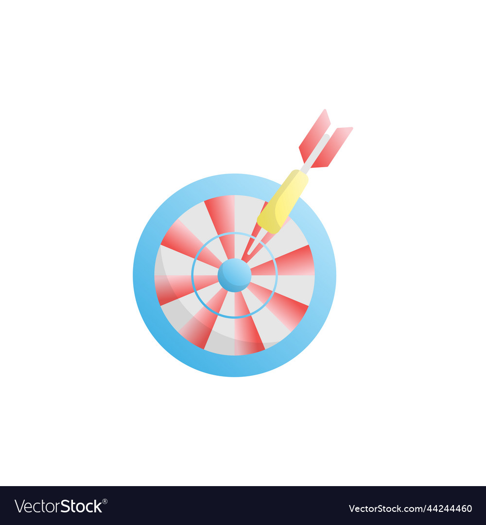 Dart icon design template Royalty Free Vector Image