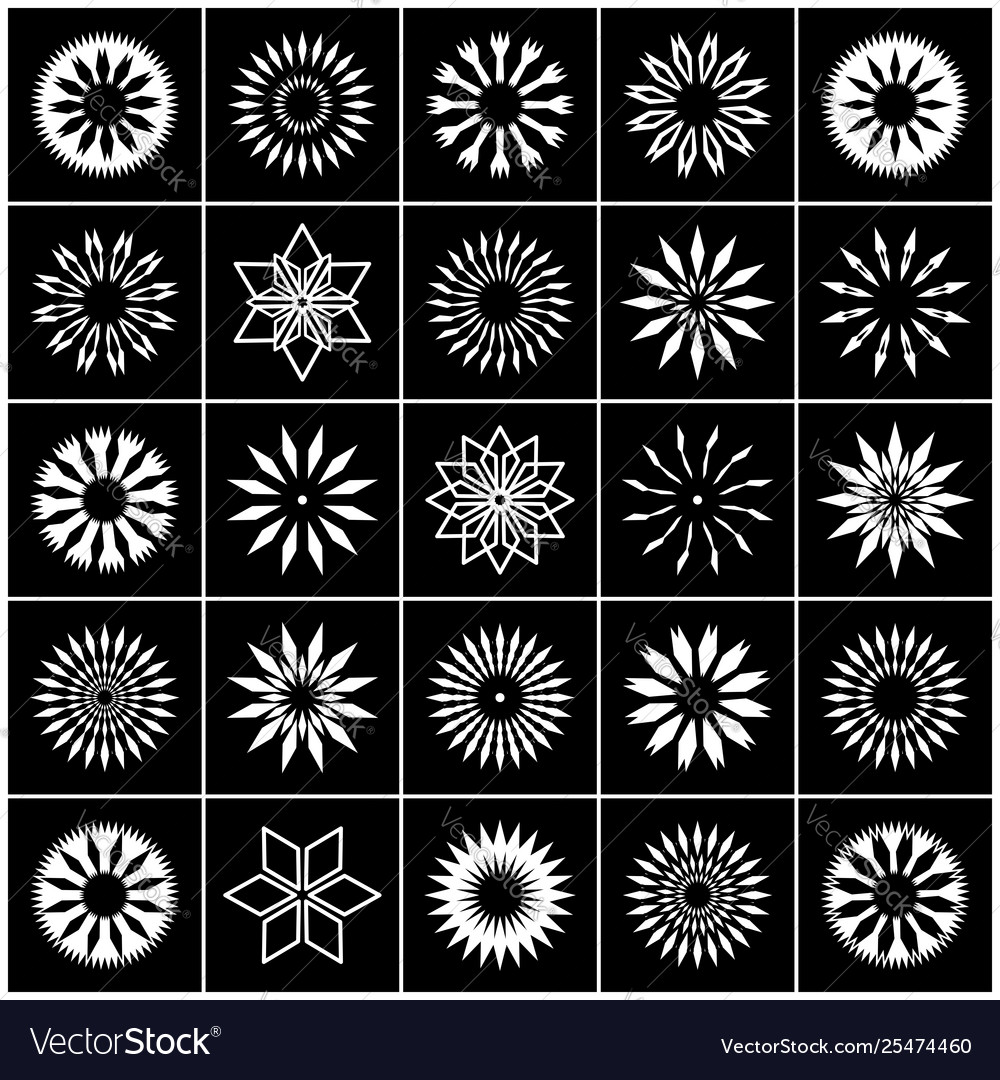 Design elements set Royalty Free Vector Image - VectorStock
