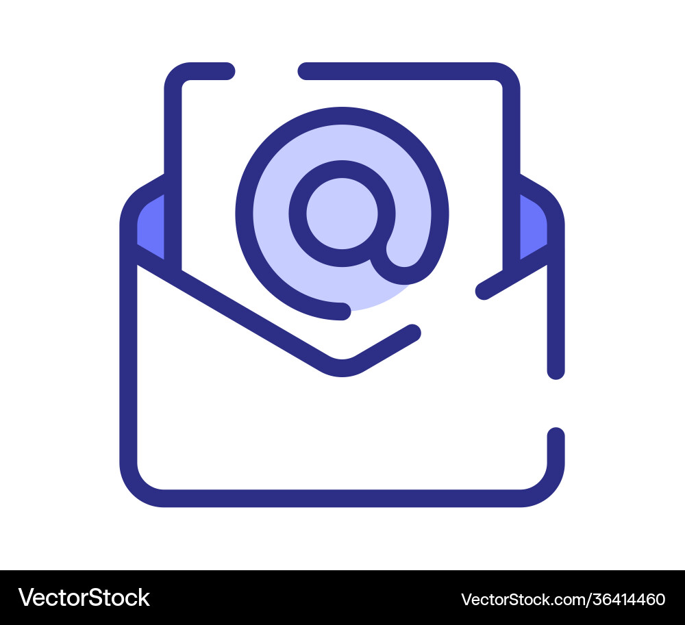 Email envelope letter single isolated icon Vector Image
