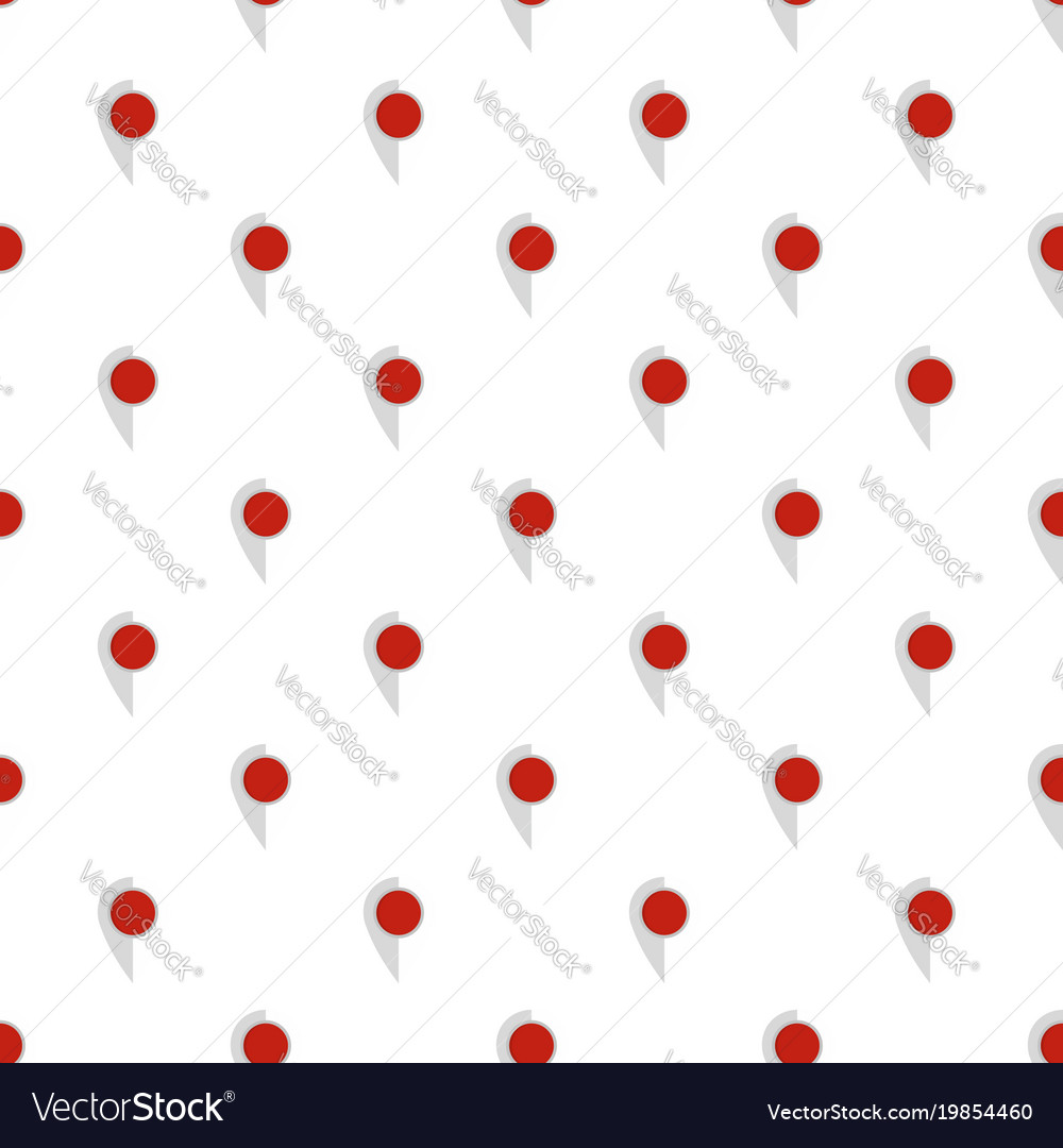 Map pin pattern seamless Royalty Free Vector Image