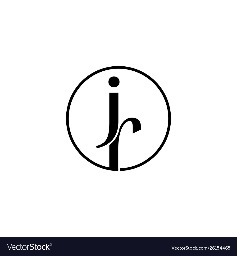 Initials logo template Royalty Free Vector Image