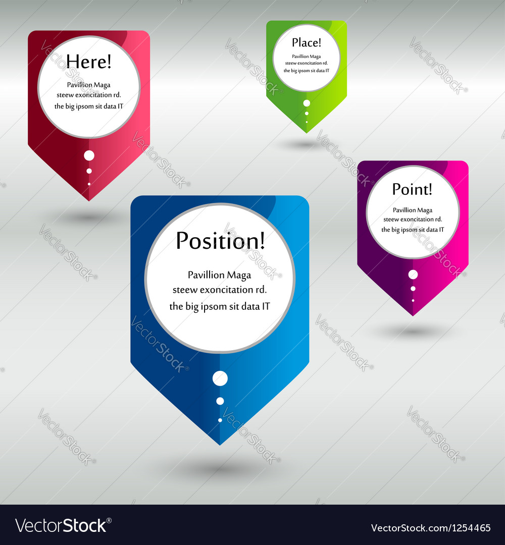 Location pointer Royalty Free Vector Image - VectorStock