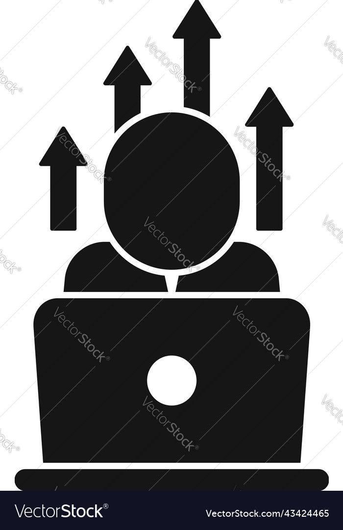 Worker development icon simple sustainable Vector Image