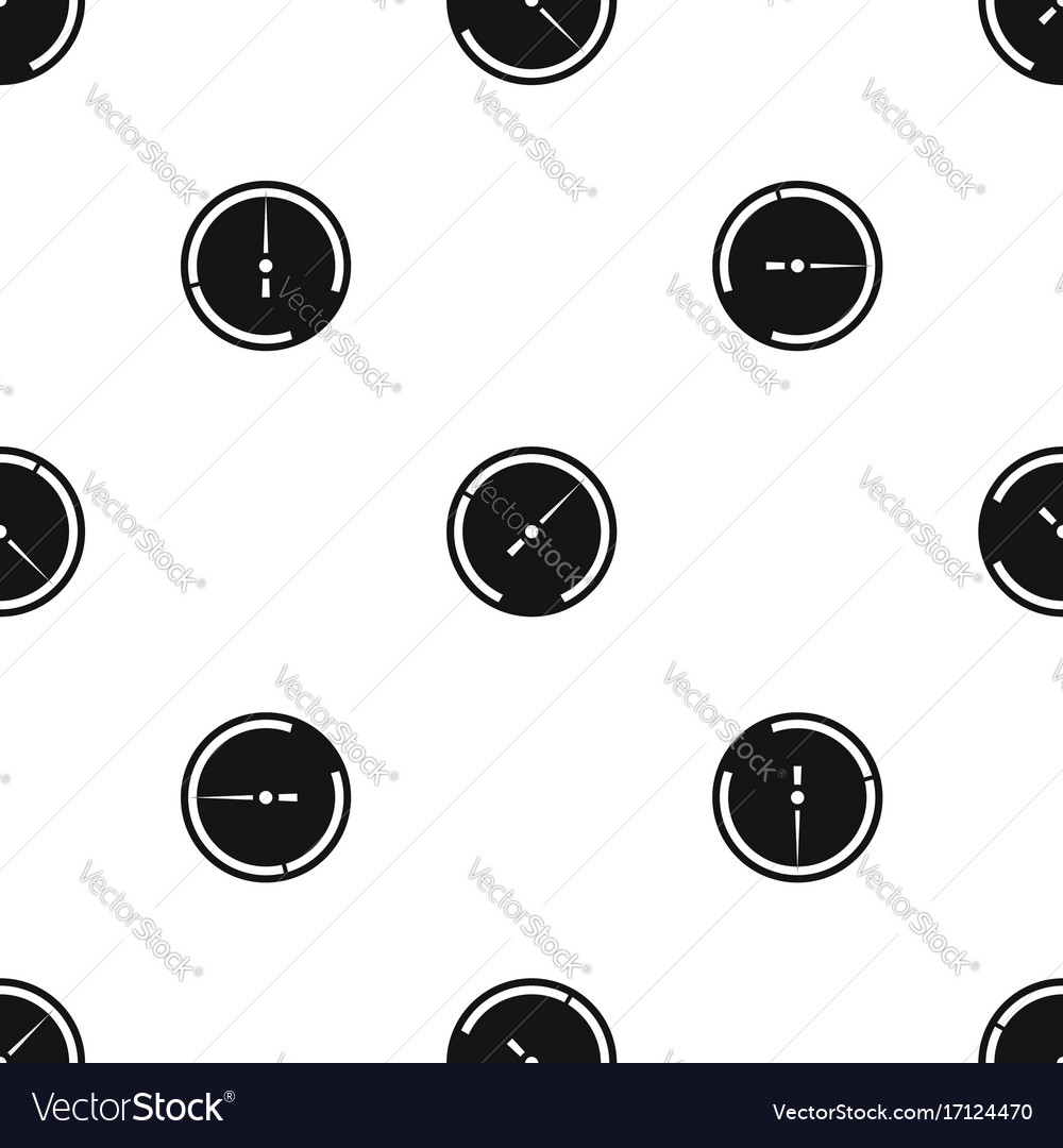 Speedometer pattern seamless black Royalty Free Vector Image