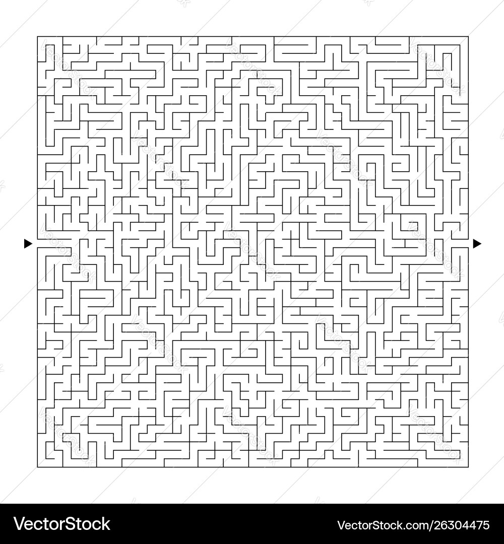 Abstract labyrinth game for kids puzzle Royalty Free Vector