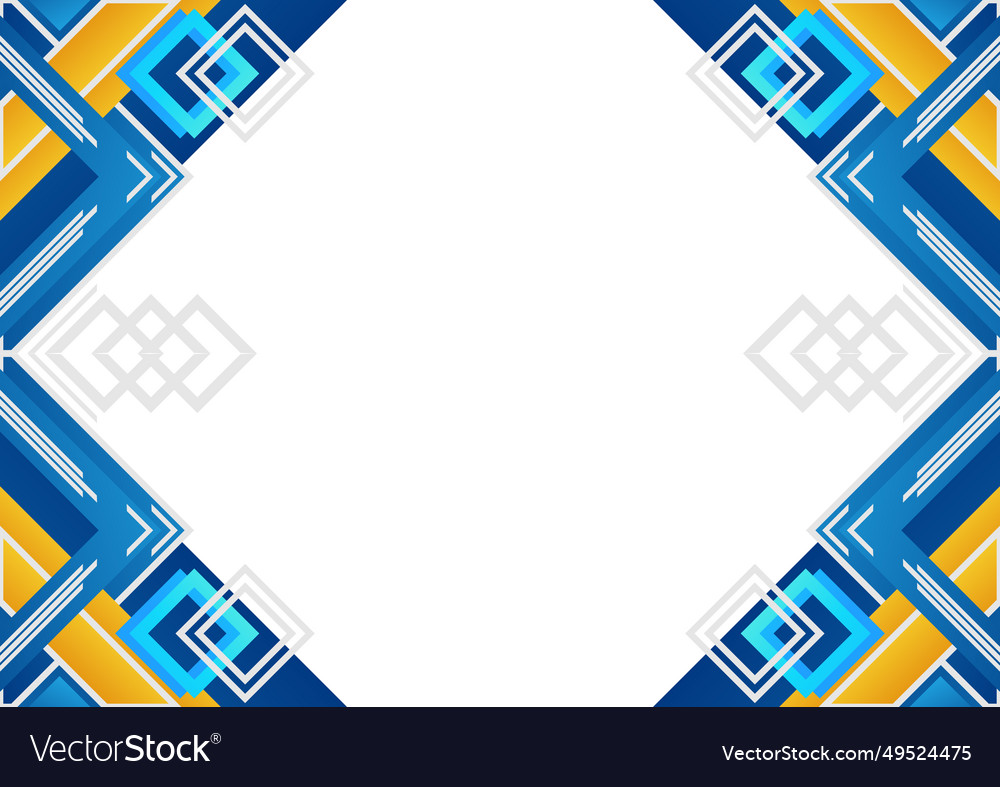 Abstract modern geometric background design Vector Image