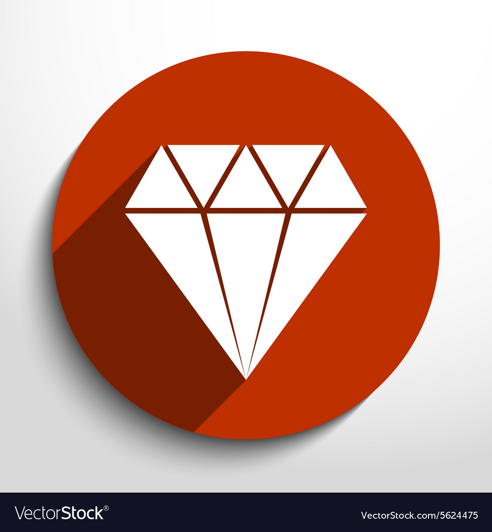 Diamond web icon Royalty Free Vector Image - VectorStock