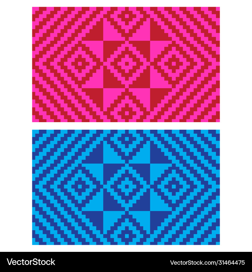 Flat colorful beautiful decorative ethnic woven Vector Image