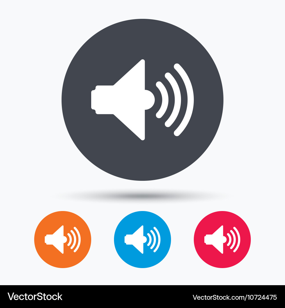 Sound icon music dynamic sign Royalty Free Vector Image