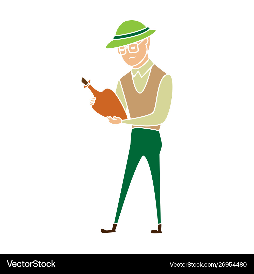 Design archaeology and historical logo Royalty Free Vector