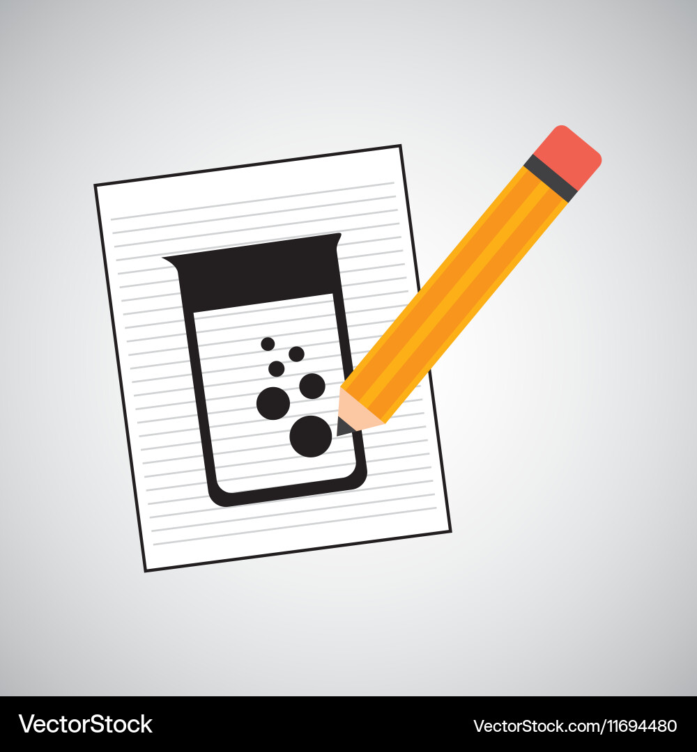 Research chemical laboratory container icon Vector Image