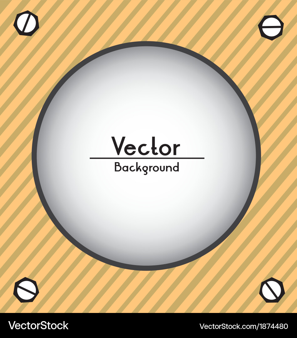 Round background template Royalty Free Vector Image