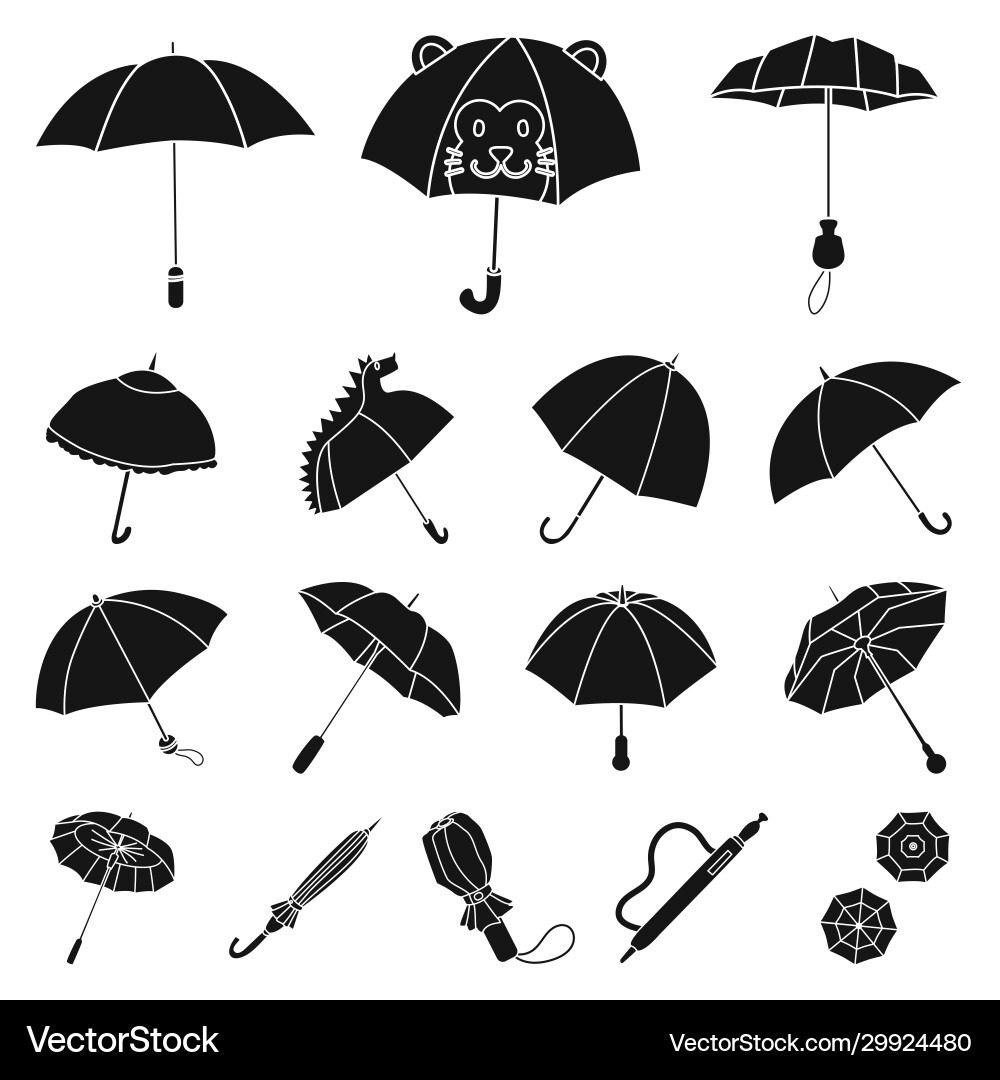 Weather and rainy sign Royalty Free Vector Image