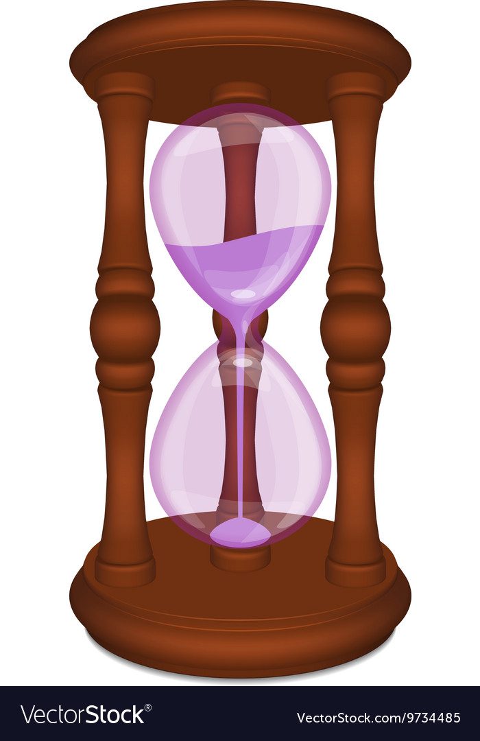 Hourglass Royalty Free Vector Image - VectorStock