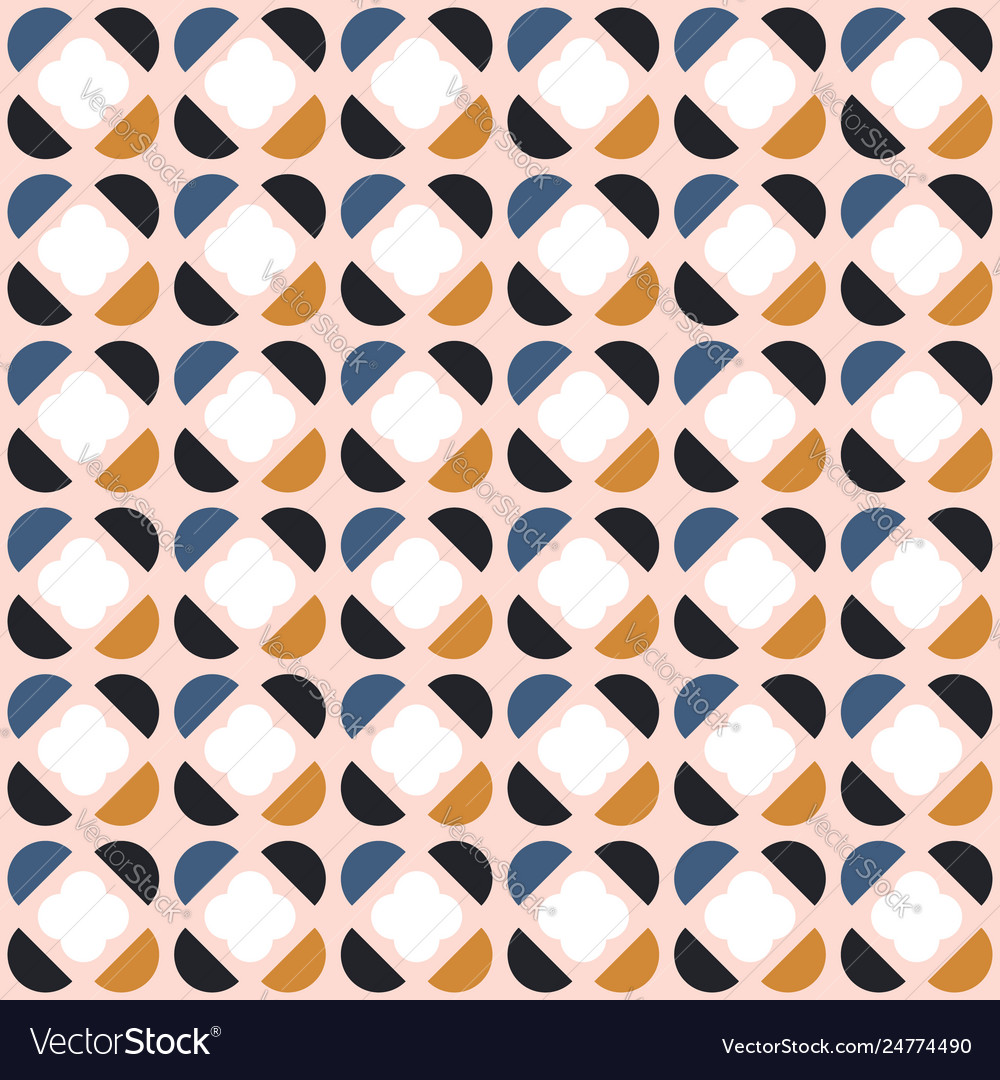 Abstract seamless geometric pattern with Vector Image