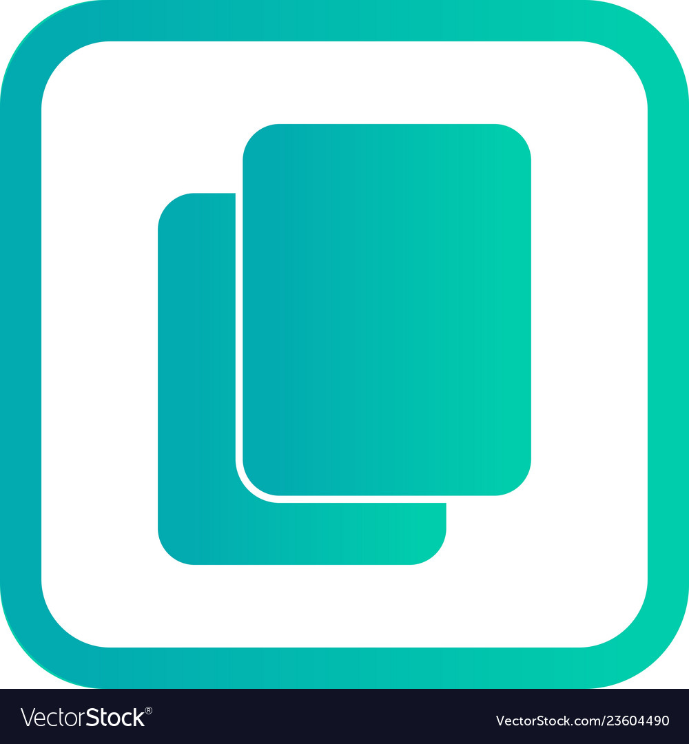 Copy icon Royalty Free Vector Image - VectorStock