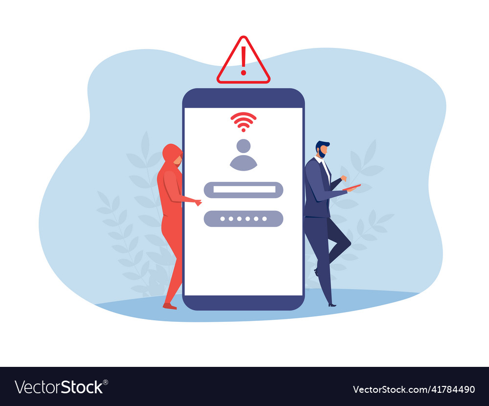 Hacker Steal Data And Personal Information Concept