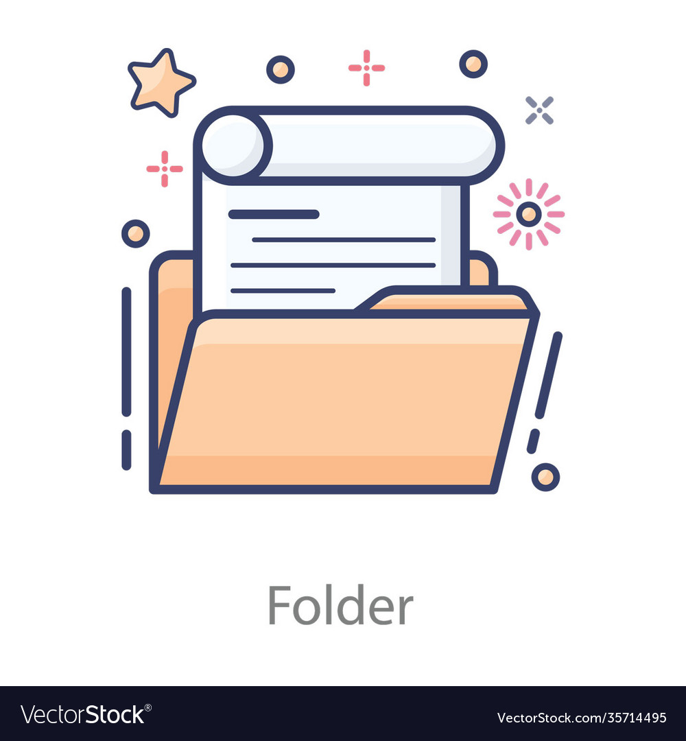 Folder Royalty Free Vector Image - VectorStock