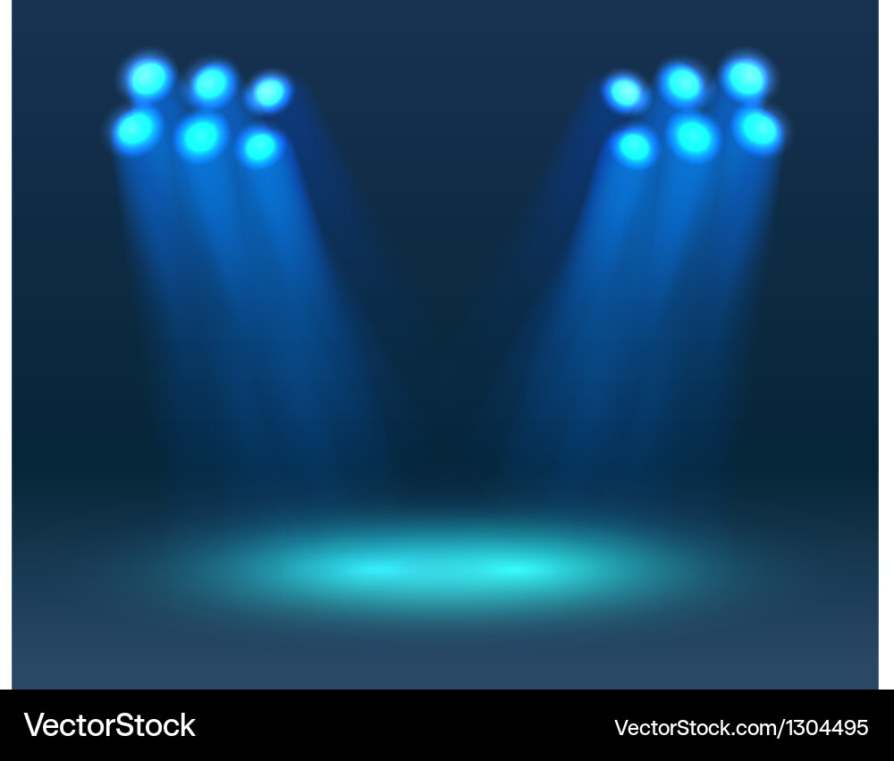 Lighting stadium mast Royalty Free Vector Image
