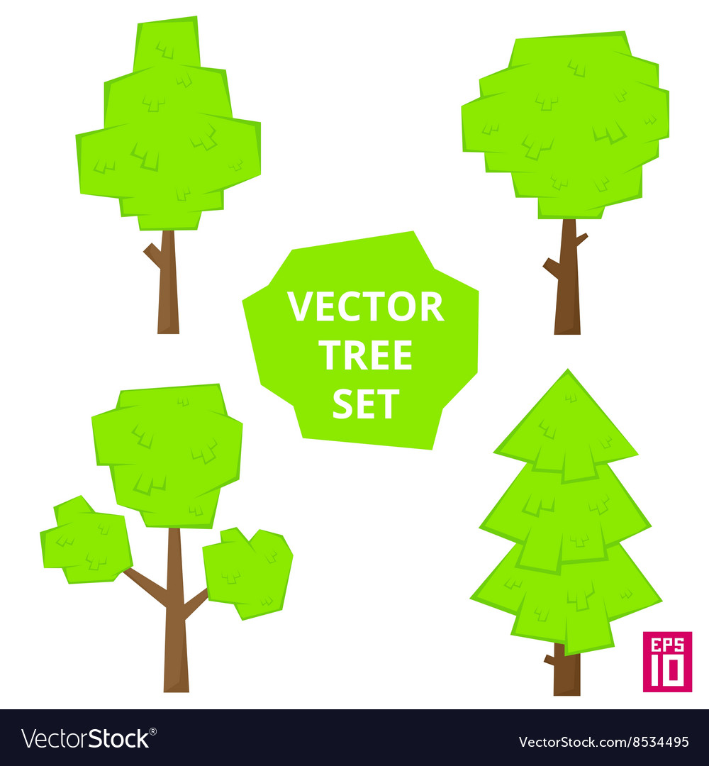 Trees Royalty Free Vector Image - VectorStock