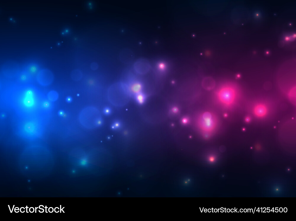 Sparkling background with blue and pink light Vector Image