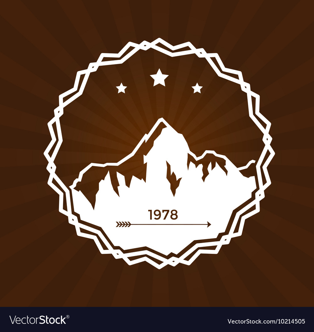 Ski resort logo Royalty Free Vector Image - VectorStock