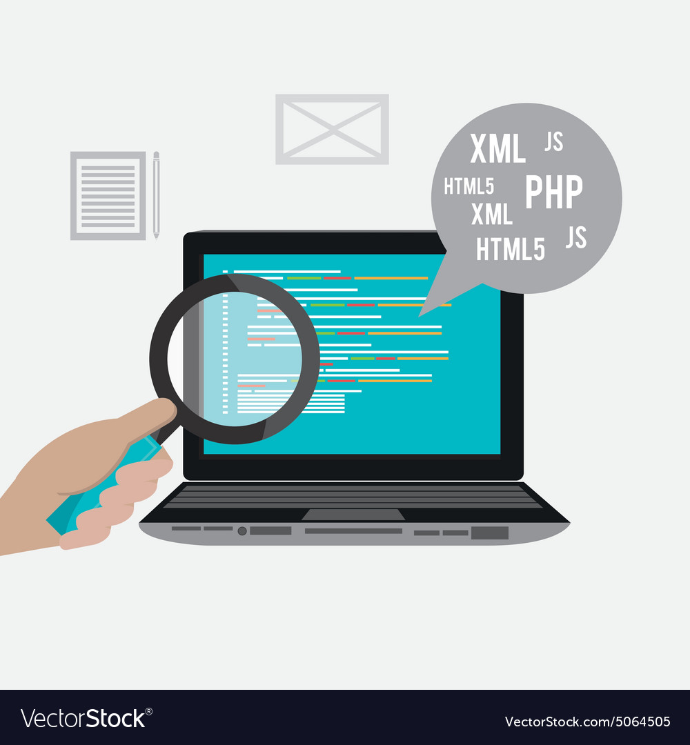 Software digital design eps 10 Royalty Free Vector Image