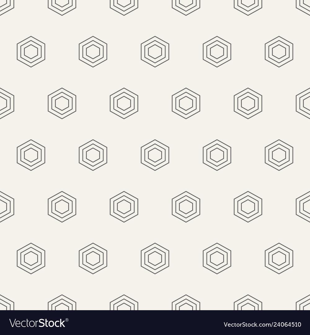 Abstract seamless pattern small hexagons Vector Image