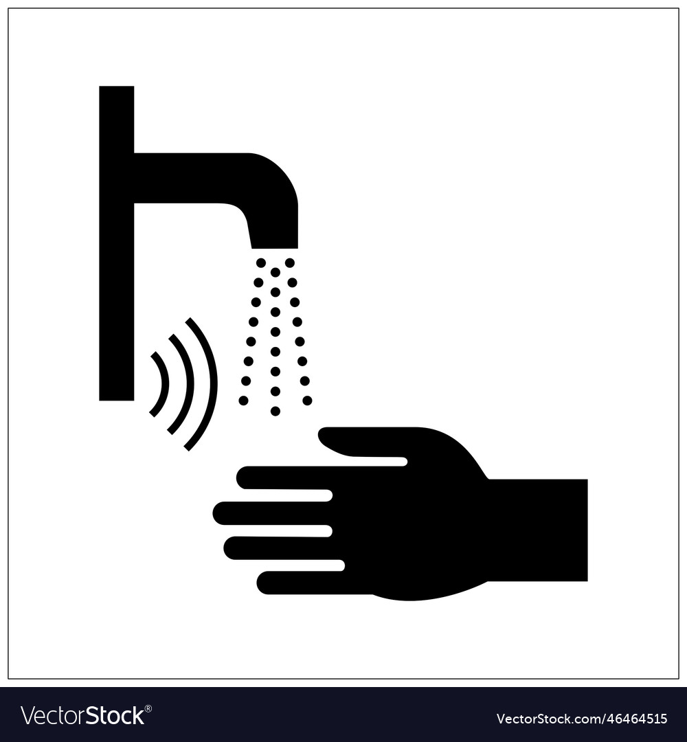 Automatic tap Royalty Free Vector Image - VectorStock