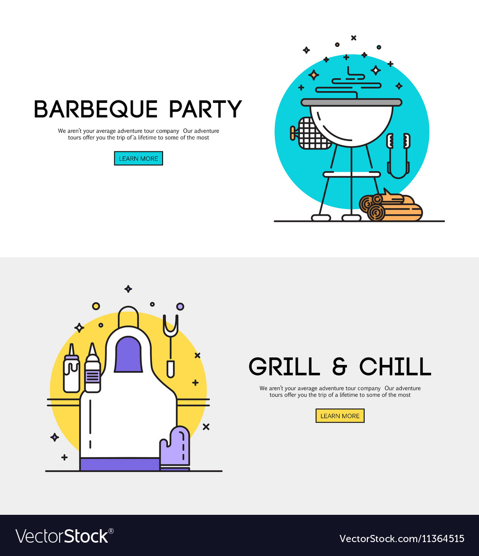 Barbecue party Royalty Free Vector Image - VectorStock