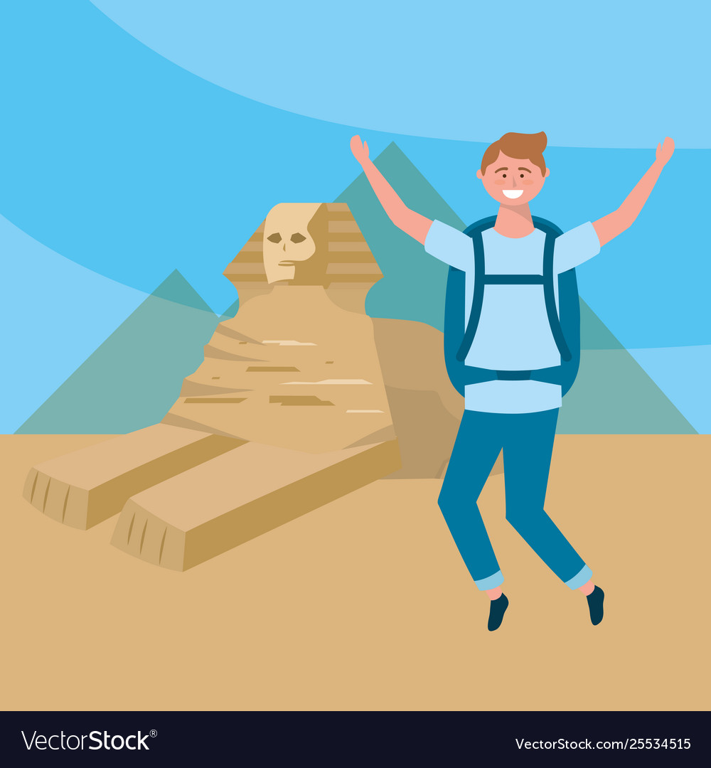 Sphinx giza Royalty Free Vector Image - VectorStock