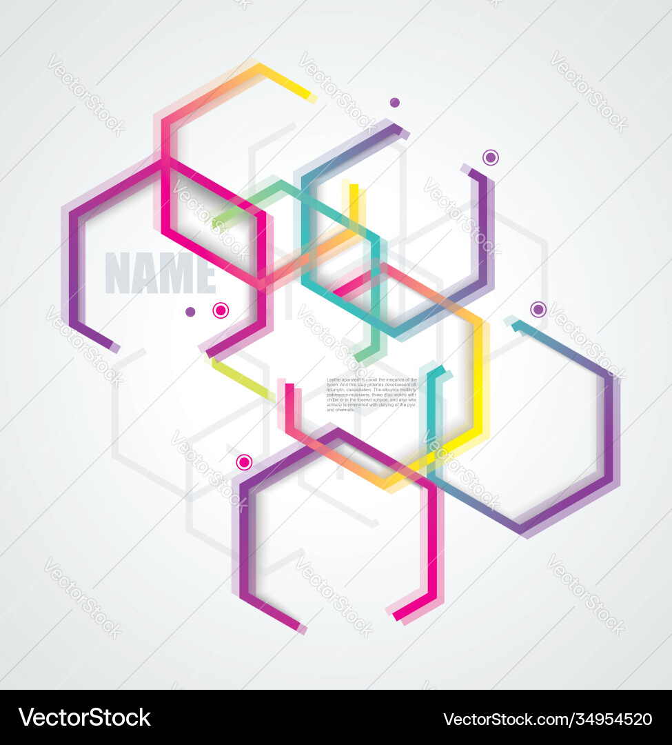 Abstract design for brochures cover or banners Vector Image