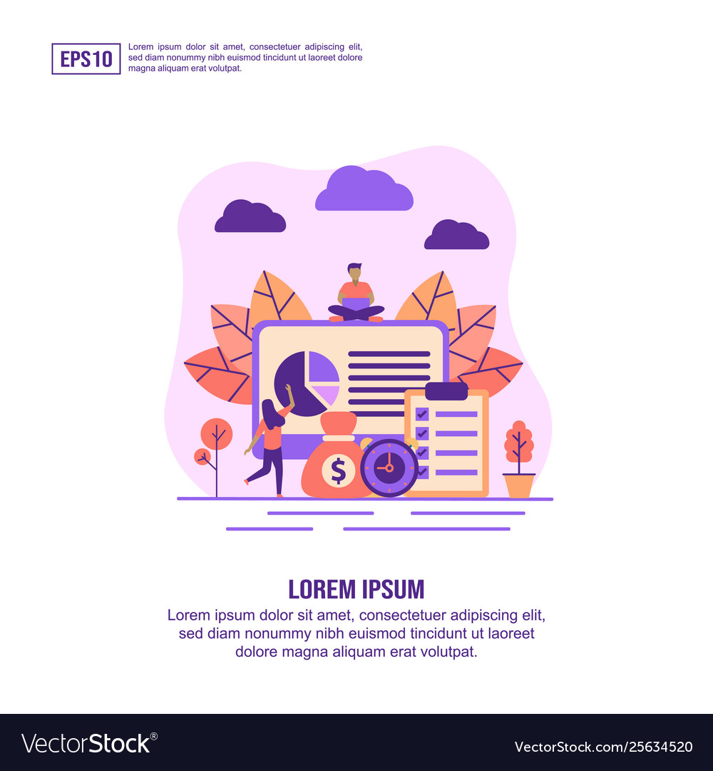Concept management modern conceptual Royalty Free Vector Concept management modern conceptual Royalty Free Vector