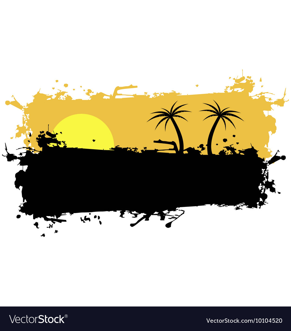 Sunset Royalty Free Vector Image - VectorStock