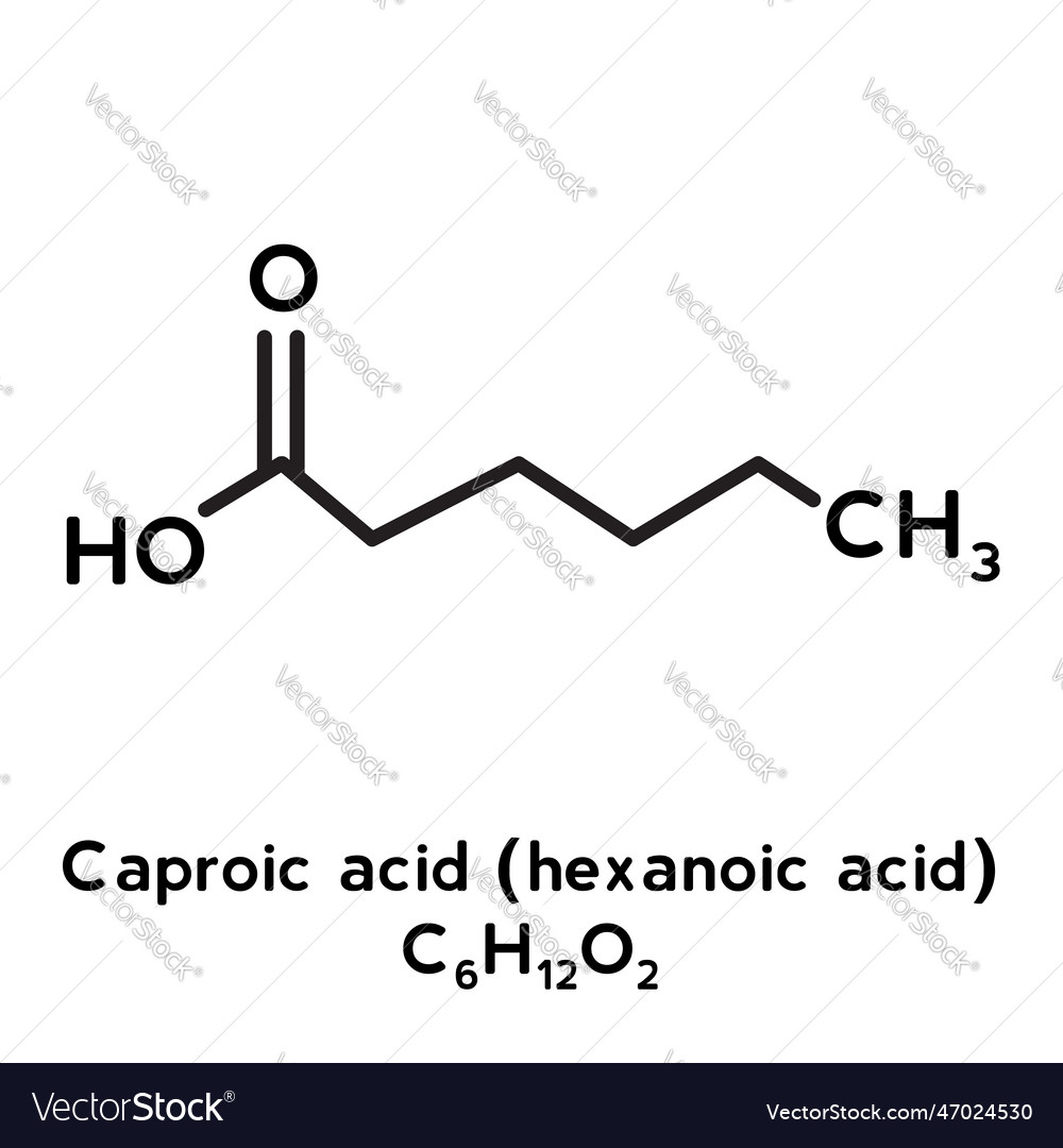 Caproic Acid Structure