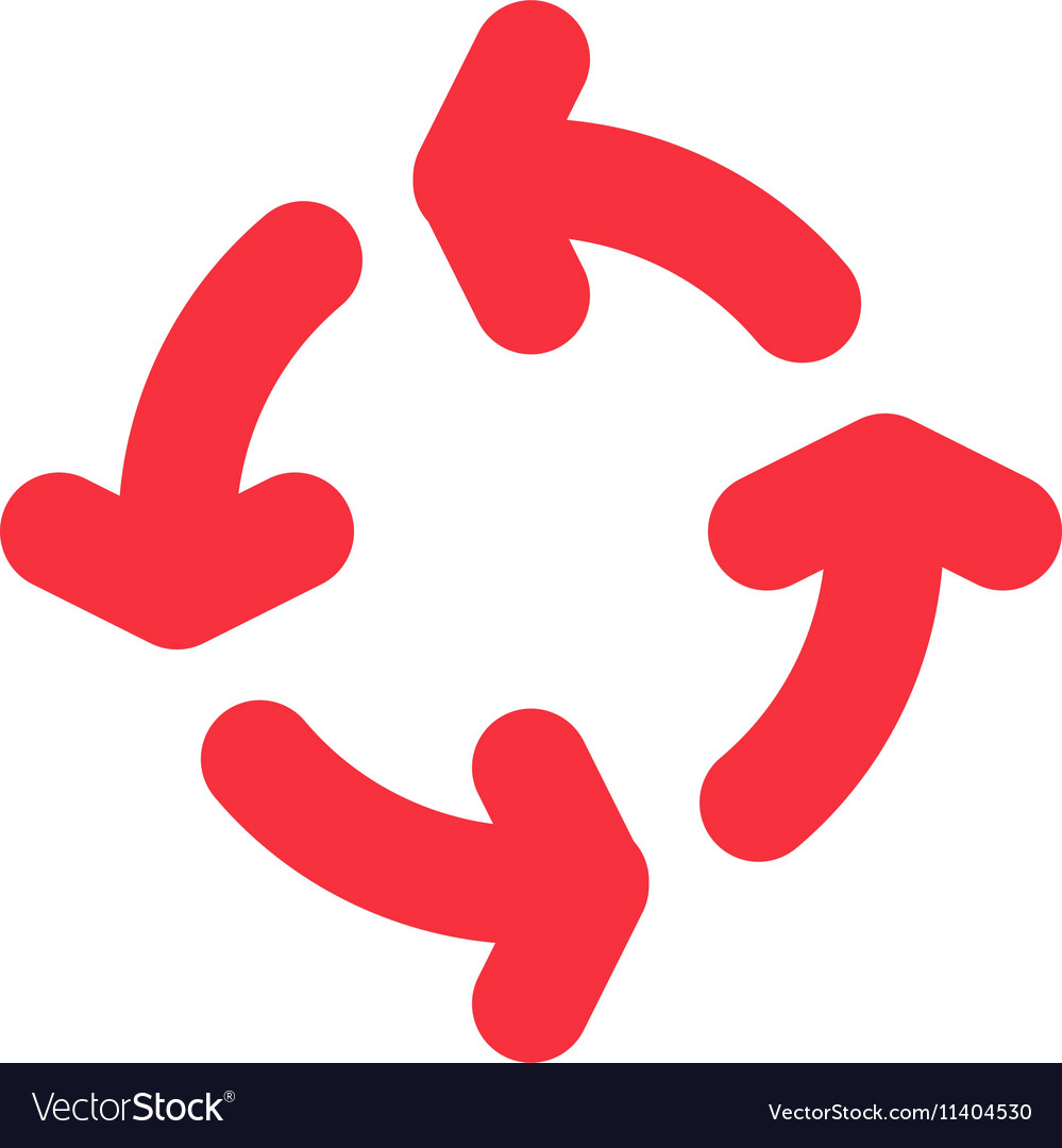 Circle button isolated Royalty Free Vector Image