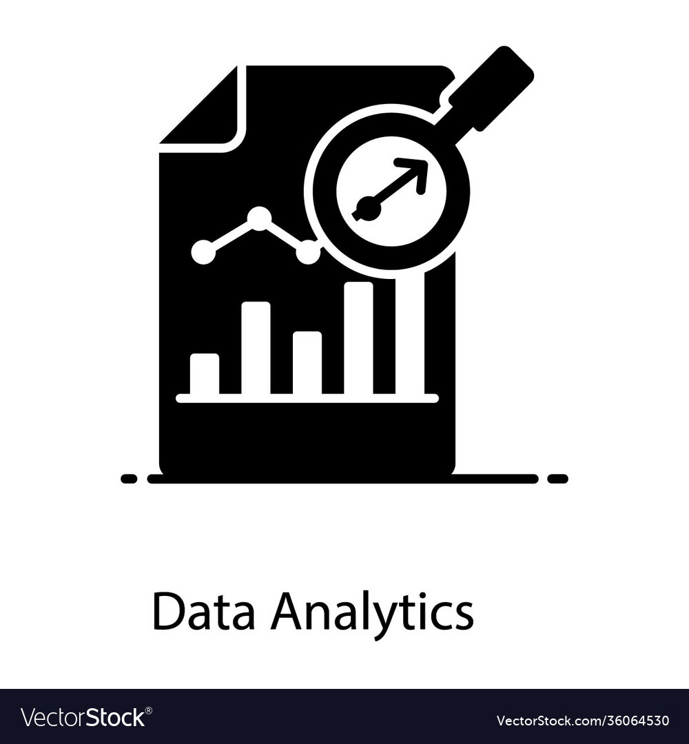Data analytics Royalty Free Vector Image - VectorStock