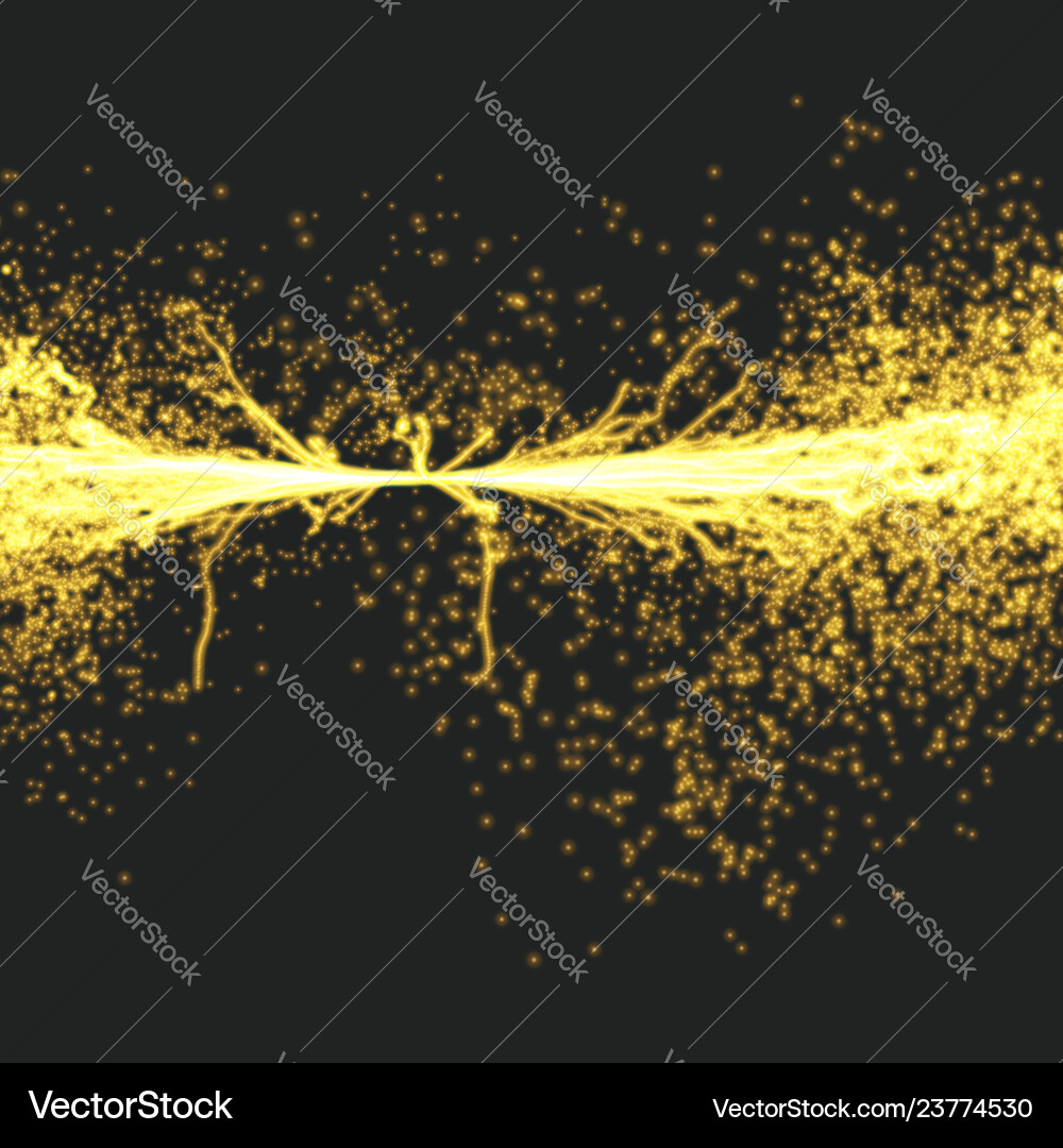 Electricity lighting effects array with dynamic Vector Image