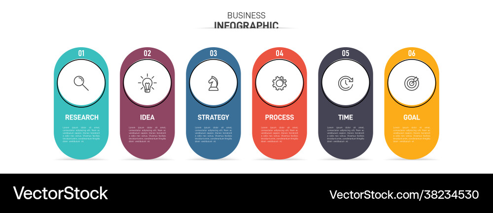 Infographic design with icons and 5 options Vector Image