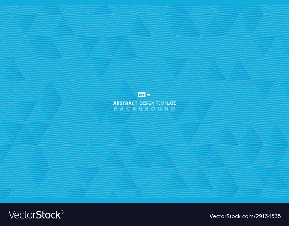 Abstract blue sky line tech pattern triangle Vector Image
