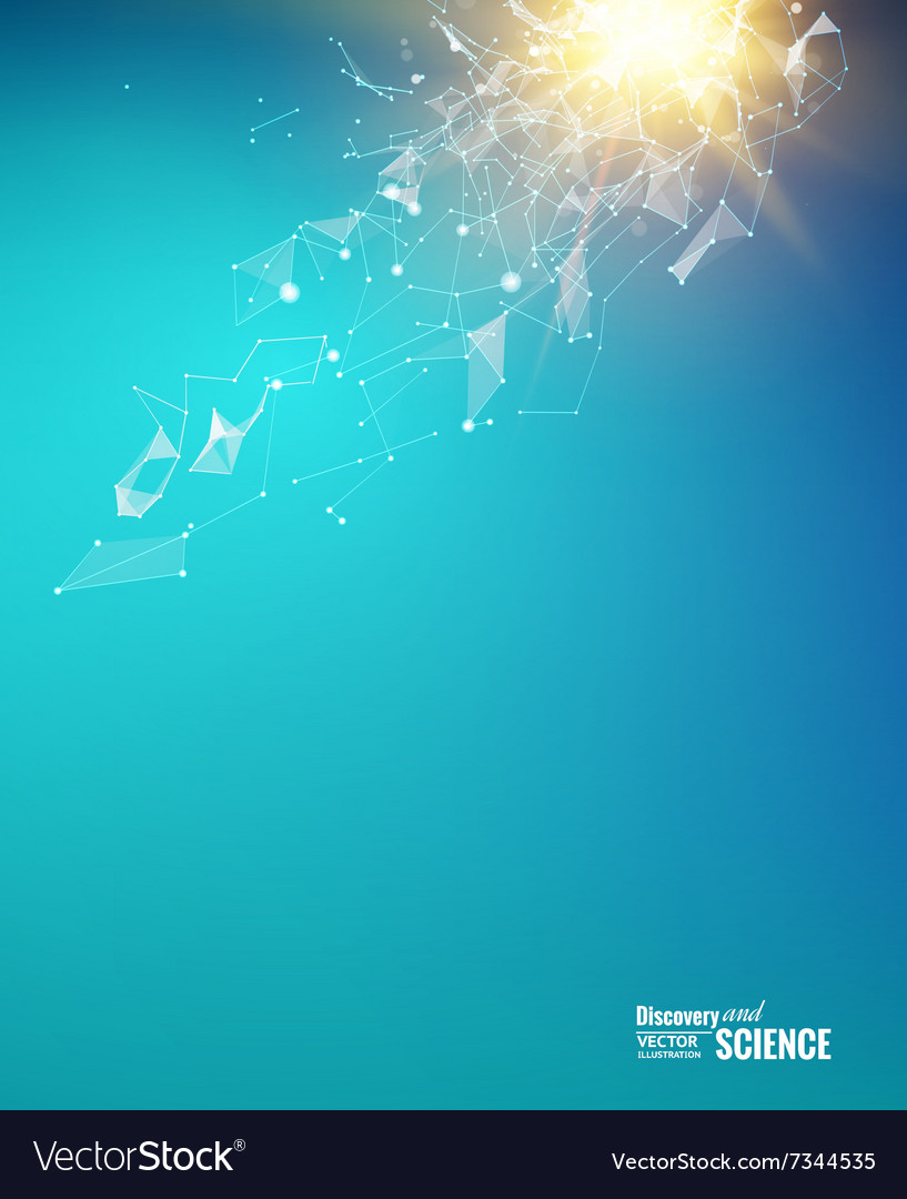 Atom for science design Royalty Free Vector Image