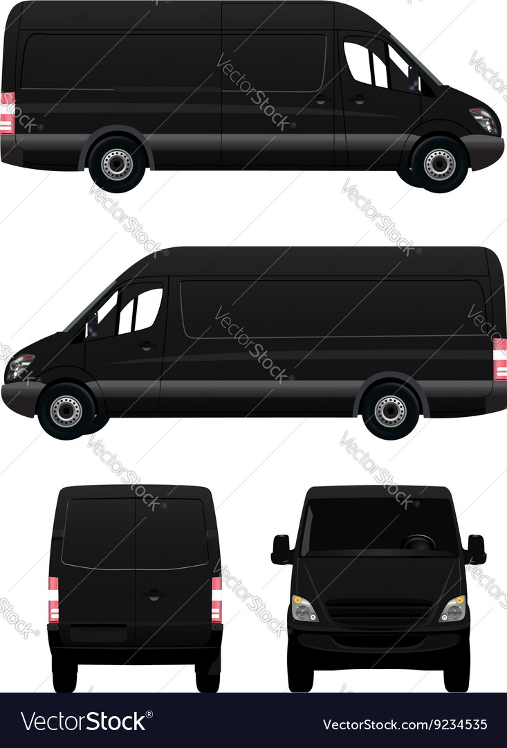 Cargo Van Royalty Free Vector Image - VectorStock