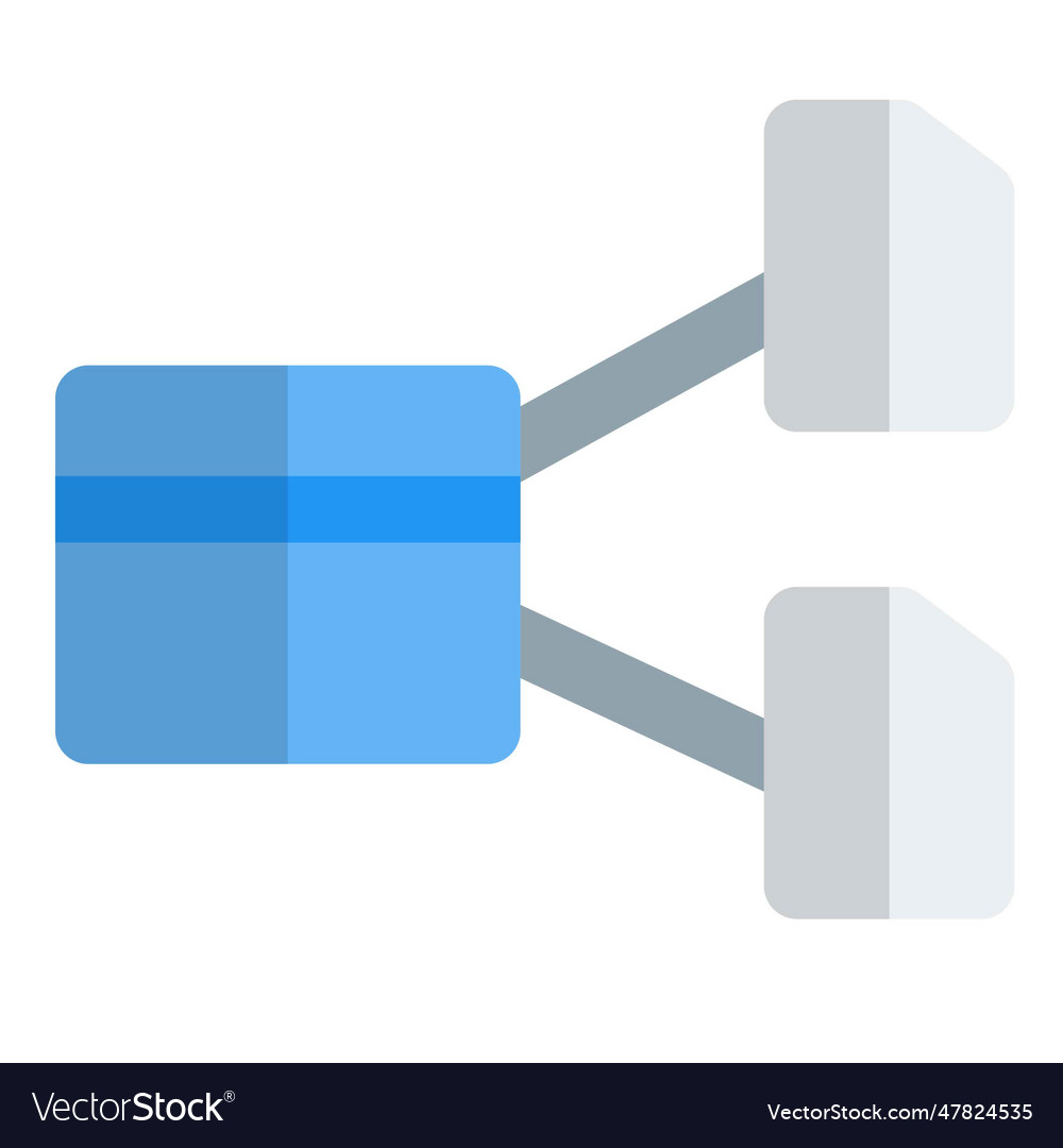 Data mapping via artificial intelligence Vector Image